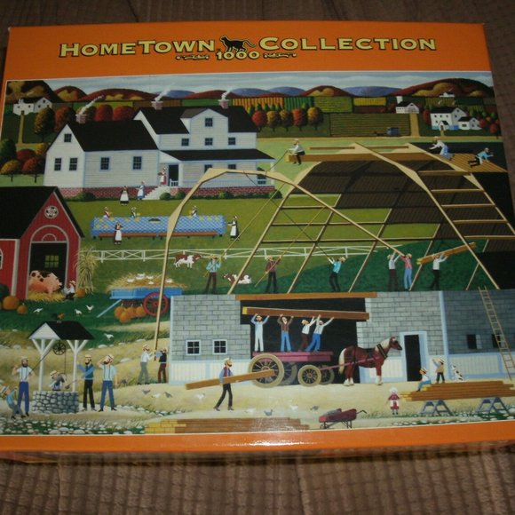 Roseart by Heronim | Toys | Hometown Collection Barn Raising ...